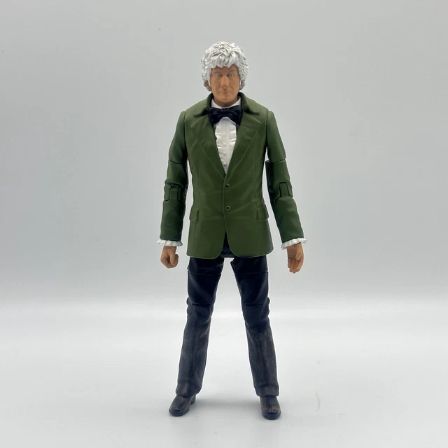 DOCTOR WHO FIGURE Rare - Time Warrior Third Doctor Green Suit / Bow Tie ...
