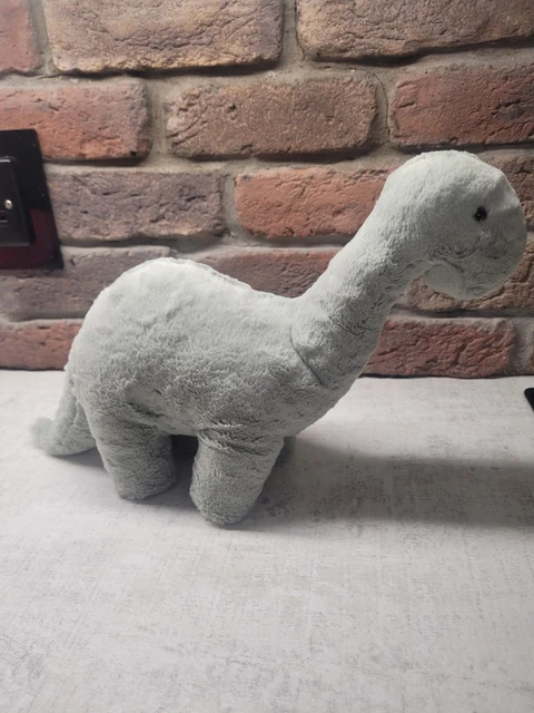 JELLYCAT MEDIUM FOSSILY Brontosaurus Soft Toy Green Dinosaur New ...