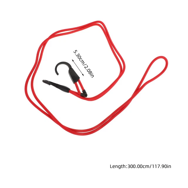 KAYAK TIE DOWN Straps Adjustable Bungee Cords with Hooks Bicycle Rope ...