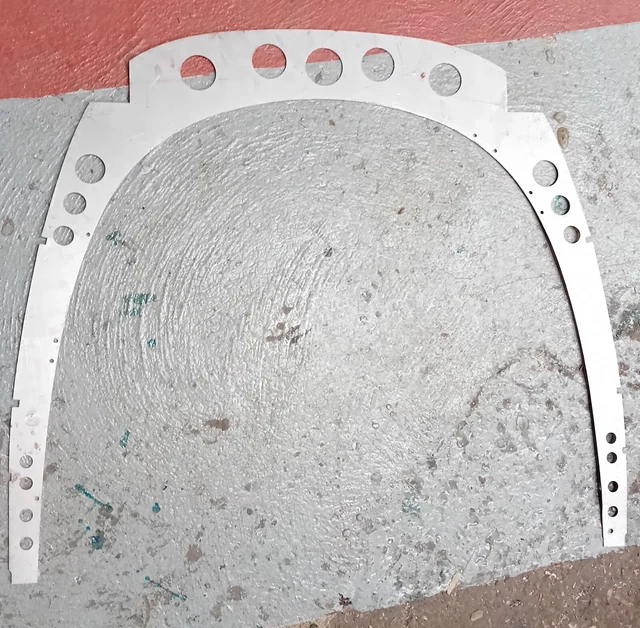 WW2 SPITFIRE FRAME 11 Half and Frame 9 1:1 Scale Replica in 1.2mm Mild ...