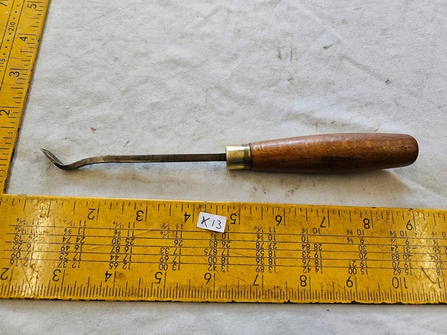 VINTAGE FLAT ANGLED Carving Chisel Made by Marples England X13 £15.00 ...