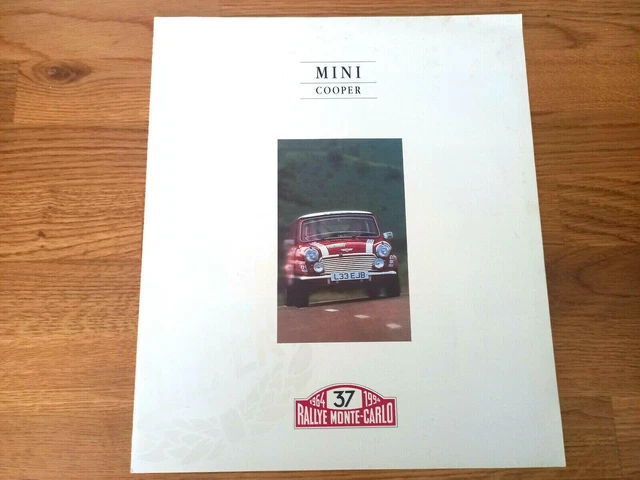 CLASSIC GENUINE ROVER Mini Cooper Monte Carlo Brochure Rare Mpi Sport ...