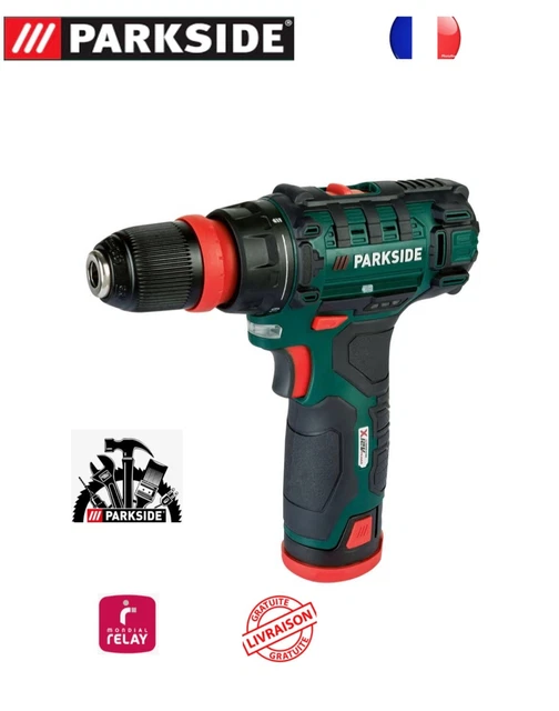 PARKSIDE® PBSA 12 D4, 12V, X12VTEAM Wireless Screwdriver Drill £63.70 ...