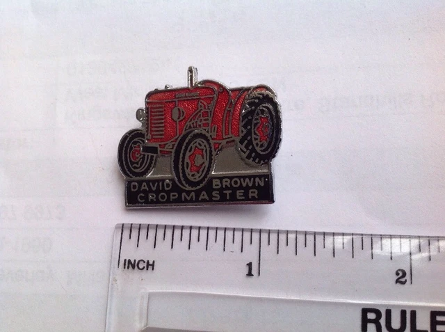 VINTAGE BADGE DAVID Brown Cropmaster Badge Tractor £2.10 - PicClick UK