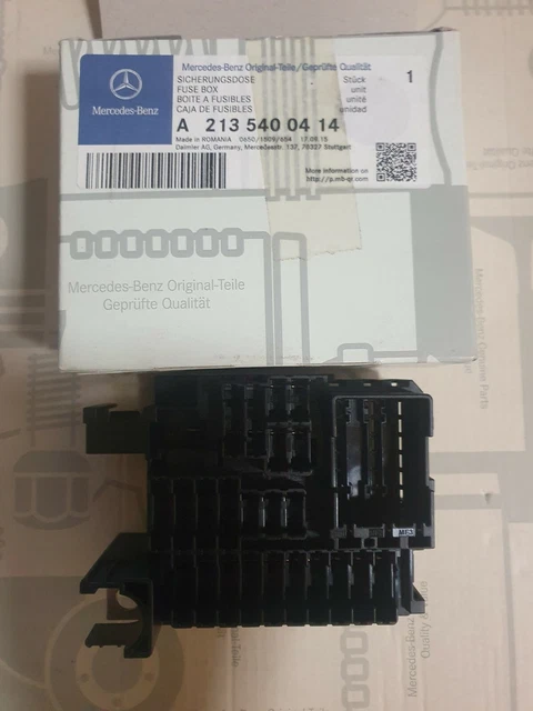 ORIGINAL MERCEDES SICHERUNGSDOSE Sicherungskasten Fuse Box A2135400414 ...