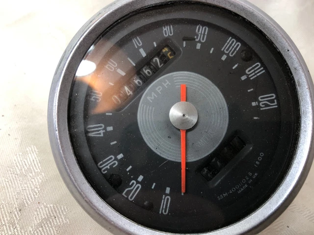 3.5 INCH 120MPH Smiths Classic Motorcycle Speedo BSA B40 C15 A50 A65 ...