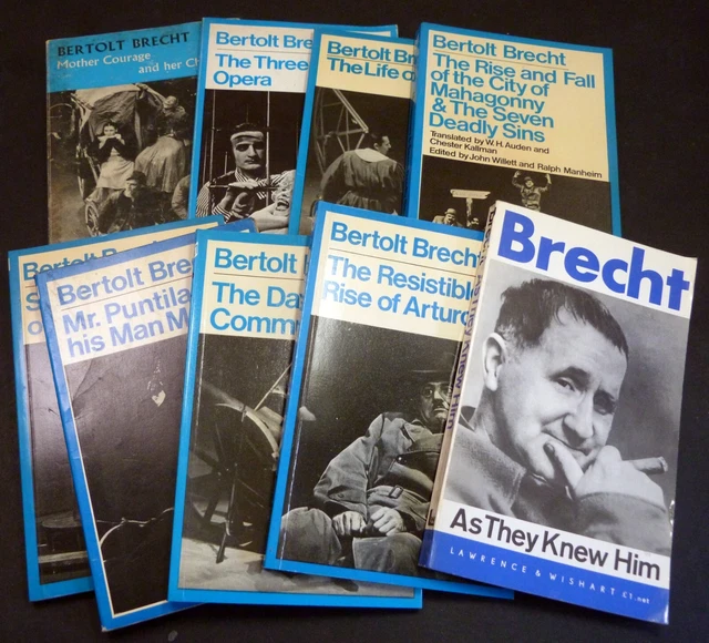 BERTOLT BRECHT - 14 livres comprenant pièces de théâtre, histoires ...
