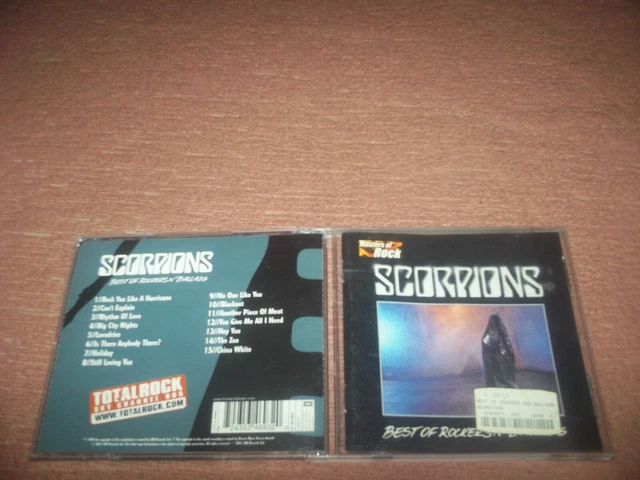 MUSIK CD VON Den Scorpions Best Of Rockersn'ballads EUR 14,99 - PicClick FR