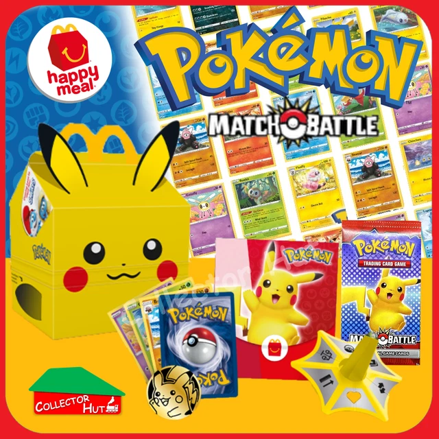 MCDONALD'S HAPPY MEAL 2022 Pokémon Match Battle Trading Cards Boosters ...