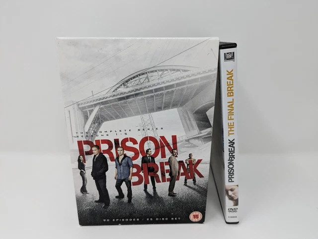 PRISON BREAK COMPLETE Series Season 1-5 DVD Box Set + Final Break Movie ...