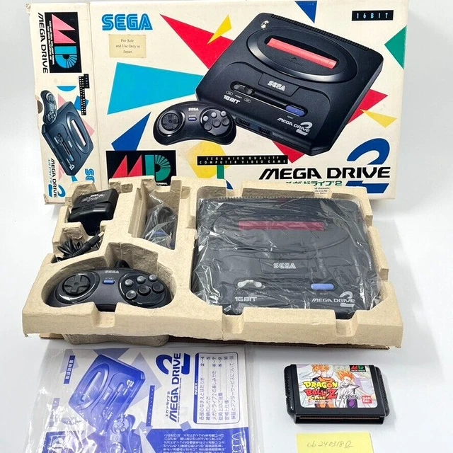 CONSOLE SEGA MEGA Drive 2 MD HAA-2502 avec jeu rétro Dragon ball Fedex ...