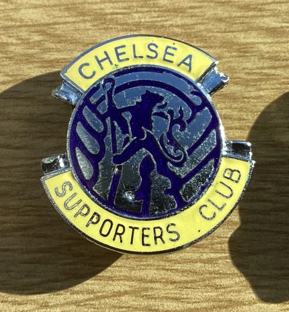 RARE VINTAGE 1970s CHELSEA F.C SUPPORTERS CLUB BADGE Maker W Reeves ...