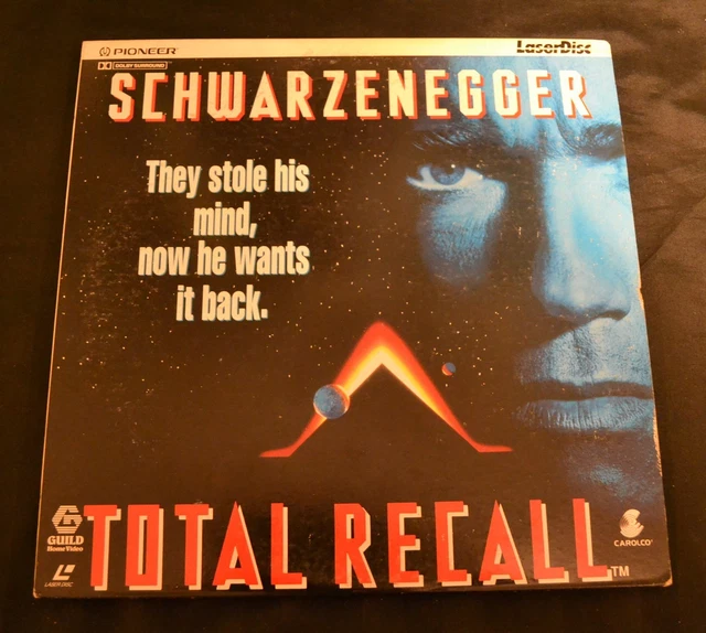 LASERDISC VIDEO MOVIE Total Recall Arnold Schwarzenegger 1992 C £20.00 ...