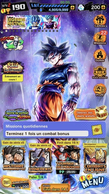 COMPTE DRAGON BALL Legends DBL - UL MUI Goku 14* + New LL Legends ...