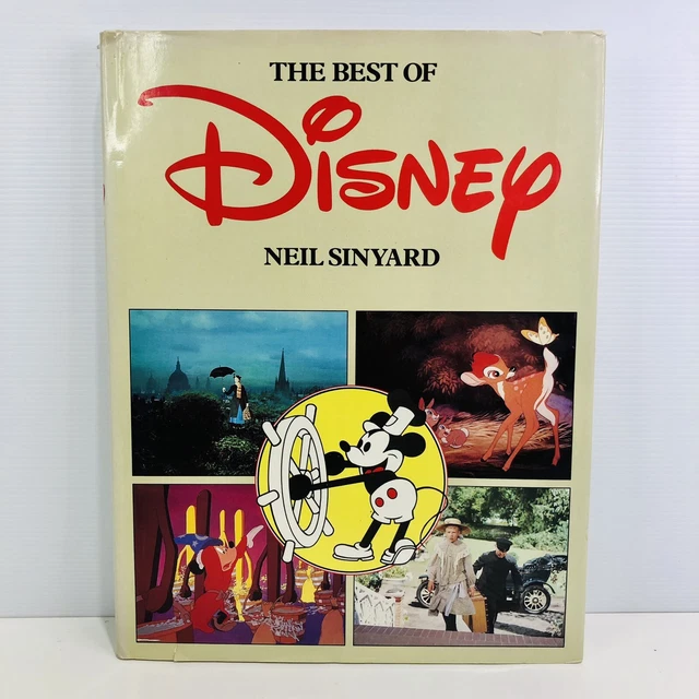BEST OF DISNEY Book Neil Sinyard Hardcover Mickey Mouse Pinocchio Snow ...