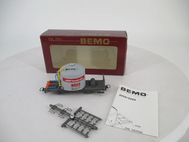 BEMO SPUR H0M 2259 133 Zementtransportwagen 8023 der RhB in OVP EUR 29 ...