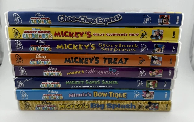 LOT DE 8 DVD Disney Mickey Mouse Clubhouse EUR 26,84 - PicClick FR
