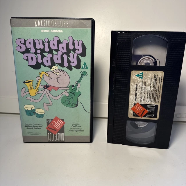 SQUIDDLY DIDDLY 1985 VHS Tape Hanna-Barbera Productions Vintage 1965 ...