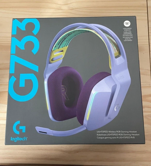 CASQUE GAMER SANS fil Logitech G733 Lightspeed RGB (Violet) EUR 80,00 ...