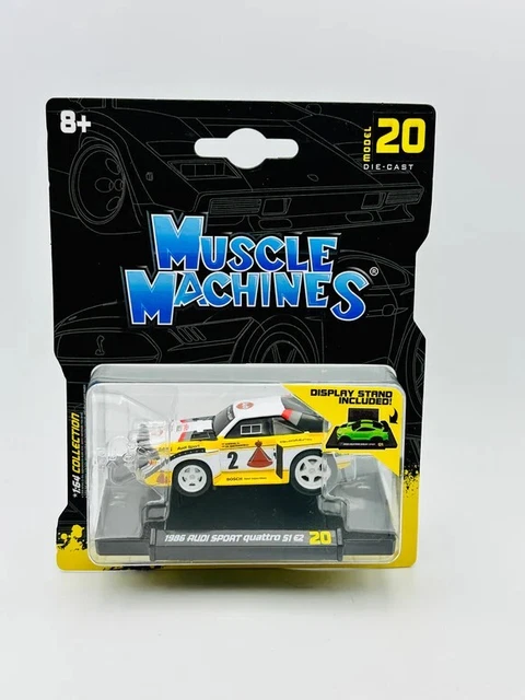 MAISTO MUSCLE MACHINES 1986 Audi Sport Quattro S1 E2 / Scale 1:64 / NEW ...