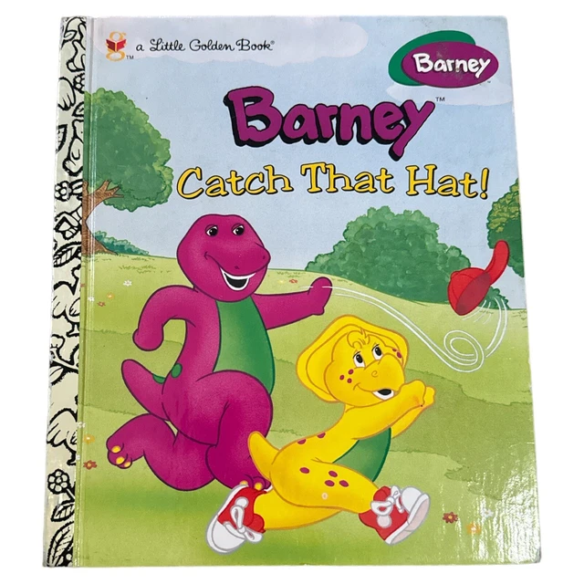 BARNEY CATCH THAT Hat! A Little Golden Book 1997 1st Edition by Mark S ...