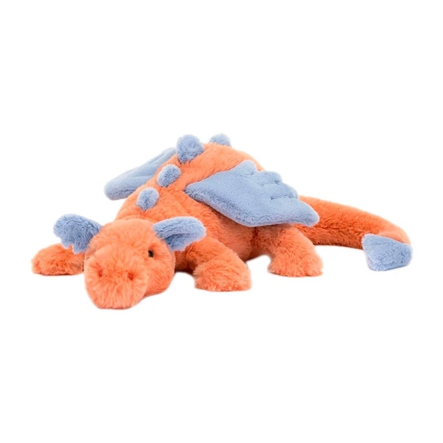 JELLYCAT PERSIMMON DRAGON - RARE - New w/ Tags - Free & Fast Shipping 🚚 ...