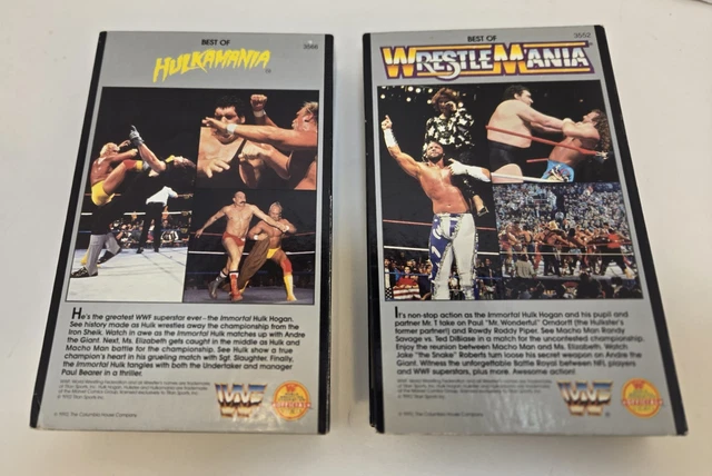 WWF COLLECTOR'S EDITION Best of Hulkamania Wrestlemania VHS 1992 £26.36 ...