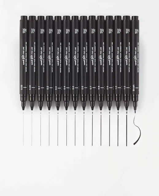 UNI-BALL - PIN Set 5Pcs - Calligraphy (401247) Toy NEW $42.57 - PicClick AU