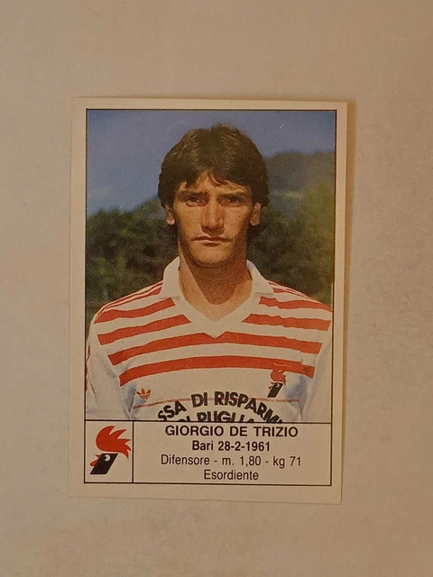 1985-86 EDIS CALCIATORI Giorgio De Trizio Bari #31 EUR 1,00 - PicClick IT