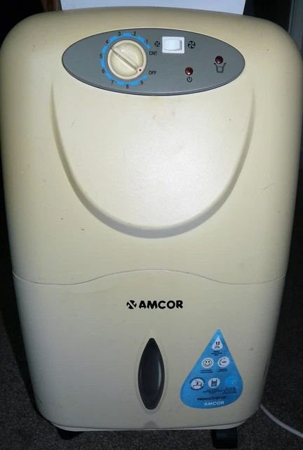 AMCOR DEHUMIDIFIER MODEL QT120 12 litres per day up to a 3 bedroom home ...