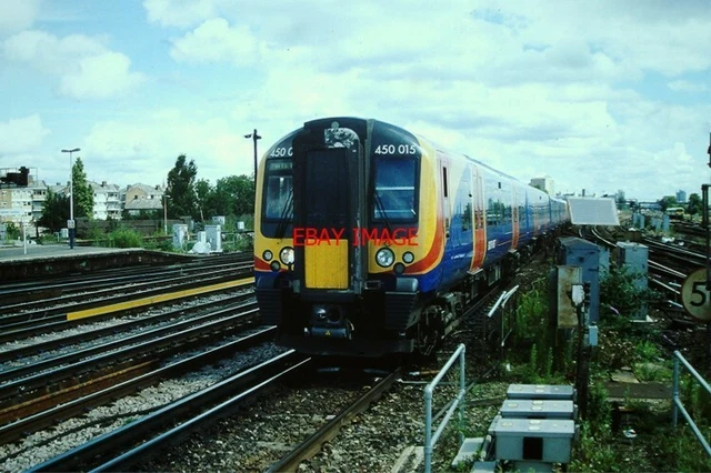 PHOTO CLASS 450 Desiro 4-Car Emu No 50 116 Pulls Into Clapham Jct On A ...