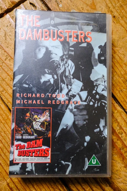 THE DAMBUSTERS, MICHAEL Redgrave, Richard Todd, VHS video, 1994 ...