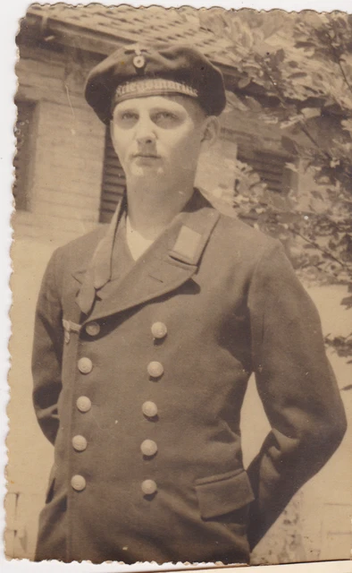 WEHRMACHT FOTO WK II Porträt Matrose der Kriegsmarine 1944 EUR 5,00 ...