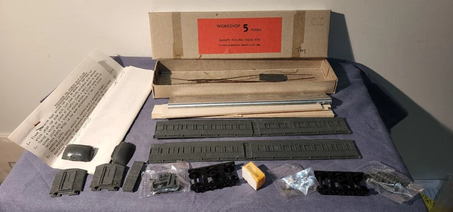 WORKSHOP 5 MODELS HO scale NSWGR TAM PASSENGER CAR KIT - 'as new' $21. ...