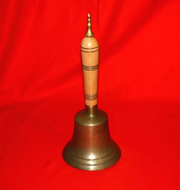 VERY OLD SCHOOL Hand Bell As Per Photographs £52.68 - PicClick UK