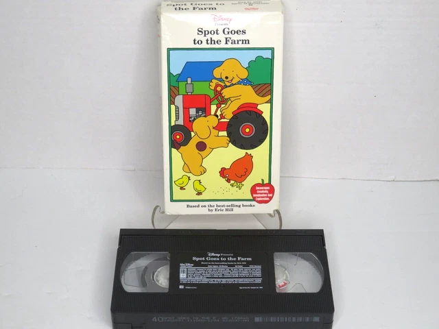 DISNEY SPOT GOES To The Farm VHS Video Tape Movie Eric Hill Cartoon ...