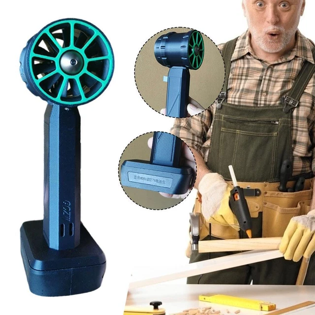 RECHARGEABLE MINI TURBO Jet Fan Turbo Violent Fan 130,000 RPM Powerful ...