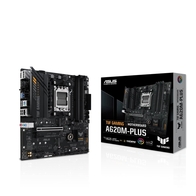 ASUS TUF GAMING A620M-PLUS AMD A620 Socket AM5 micro ATX £127.00 ...