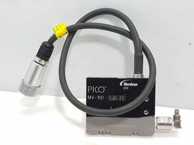 NORDSON EFD 7029347 Rev.3.8 PICO MV-100-5.0S-F0 Ventil 5.0S-F0-EI5 EUR ...