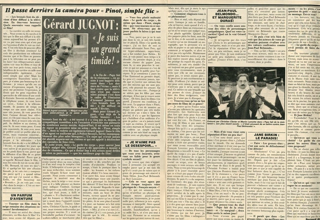 COUPURE DE PRESSE Clipping 1984 Gérard Jugnot (2 pages) EUR 5,00 - PicClick FR