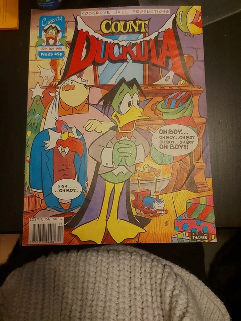 VINTAGE COUNT DUCKULA Comic Book No.25 Dec 1989 Cosgrove Hall £5.43 ...