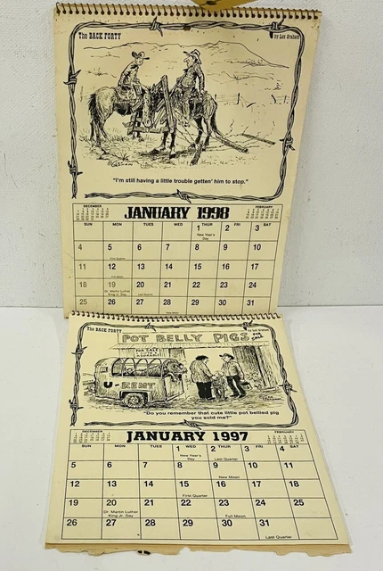 LEX GRAHAM THE Back Forty calendar lot 1997 and 1998 EUR 13,10 ...