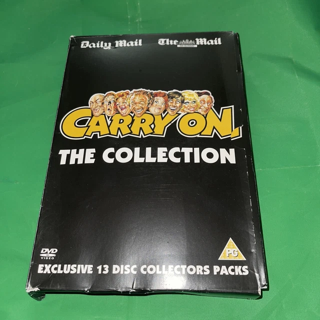 DAILY MAIL THE Carry On Collection 13 Disc Collectors Pack Inc Carry On ...