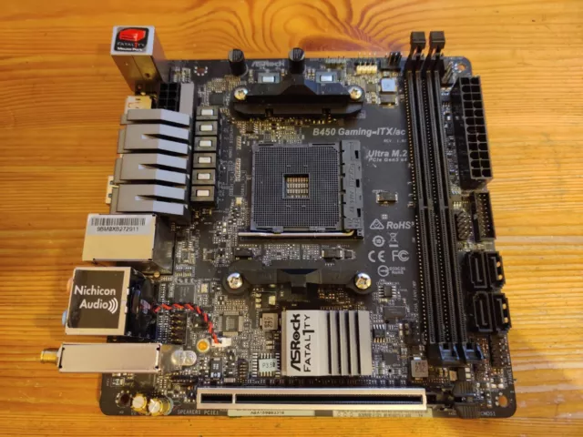 ASROCK FATAL1TY B450 Gaming Mini-ITX AMD Socket AM4 motherboard £63.11 ...