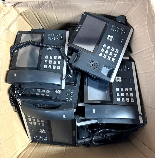JOB LOT 10 x Yealink T48G Ultra-elegant Gigabit IP Phone - Used With ...