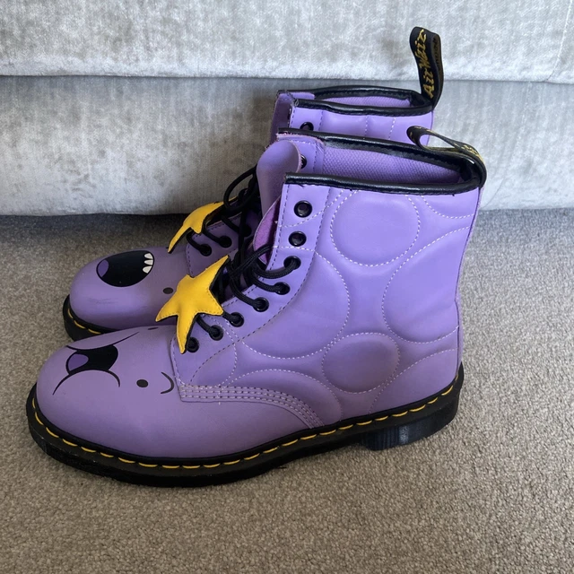 ADVENTURE TIME DOC Dr Martens Lumpy Space Princess Boots Size:10 eu:45 ...