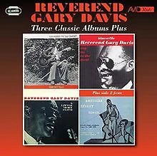 THREE CLASSIC ALBUMS Plus de Reverend Gary Davis | CD | état bon EUR 13 ...