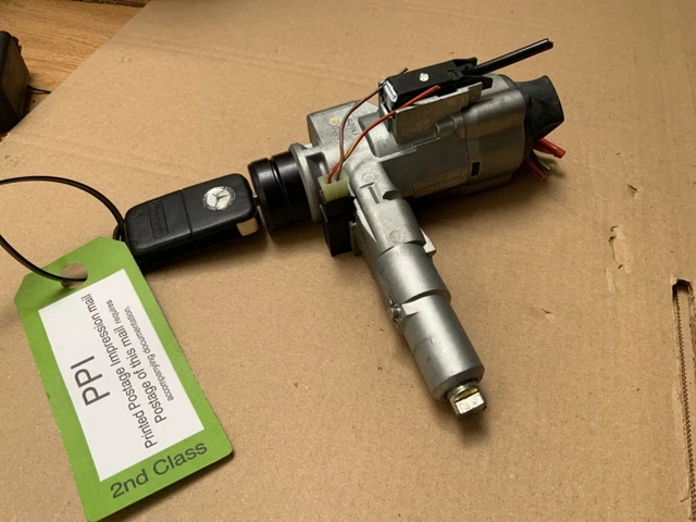 MERCEDES SLK R170 Steering Lock / Ignition Switch Assy Inc Key Blade ...