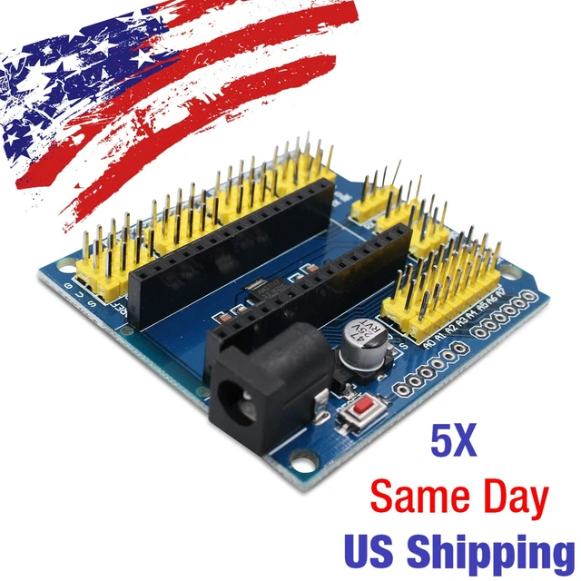 ARDUINO NANO I/O Expansion Shield Module Sensor Prototype USA SHIP ...