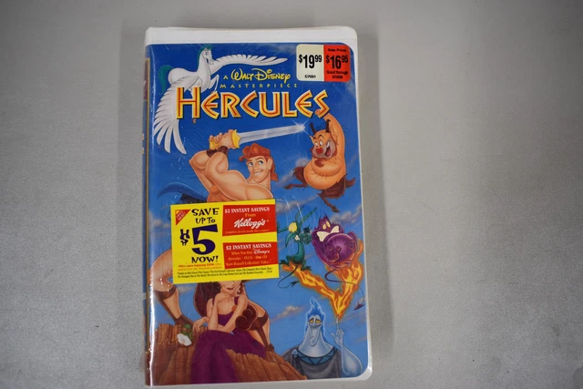 HERCULES VHS 1998 A Walt Disney Masterpiece Clamshell NEW SEALED ...